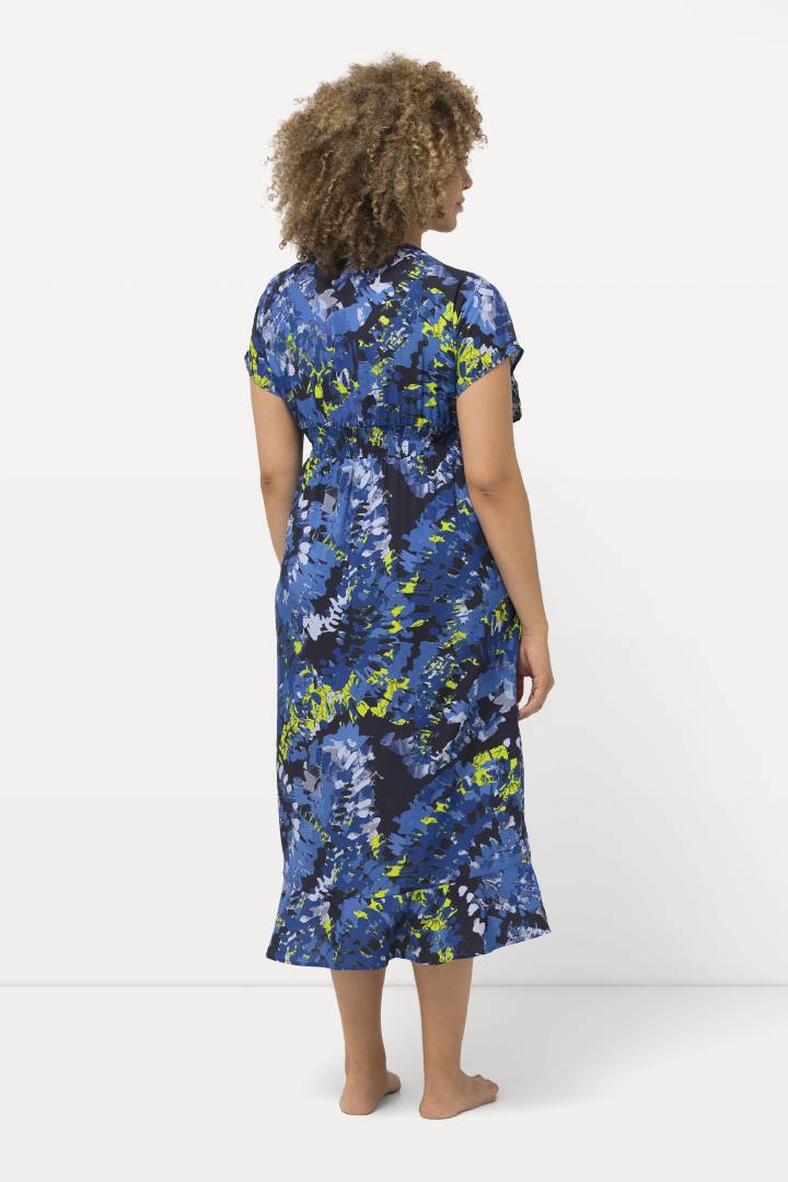 Veliki brojevi Kaftan cvjetnog printa za punije žene plus size