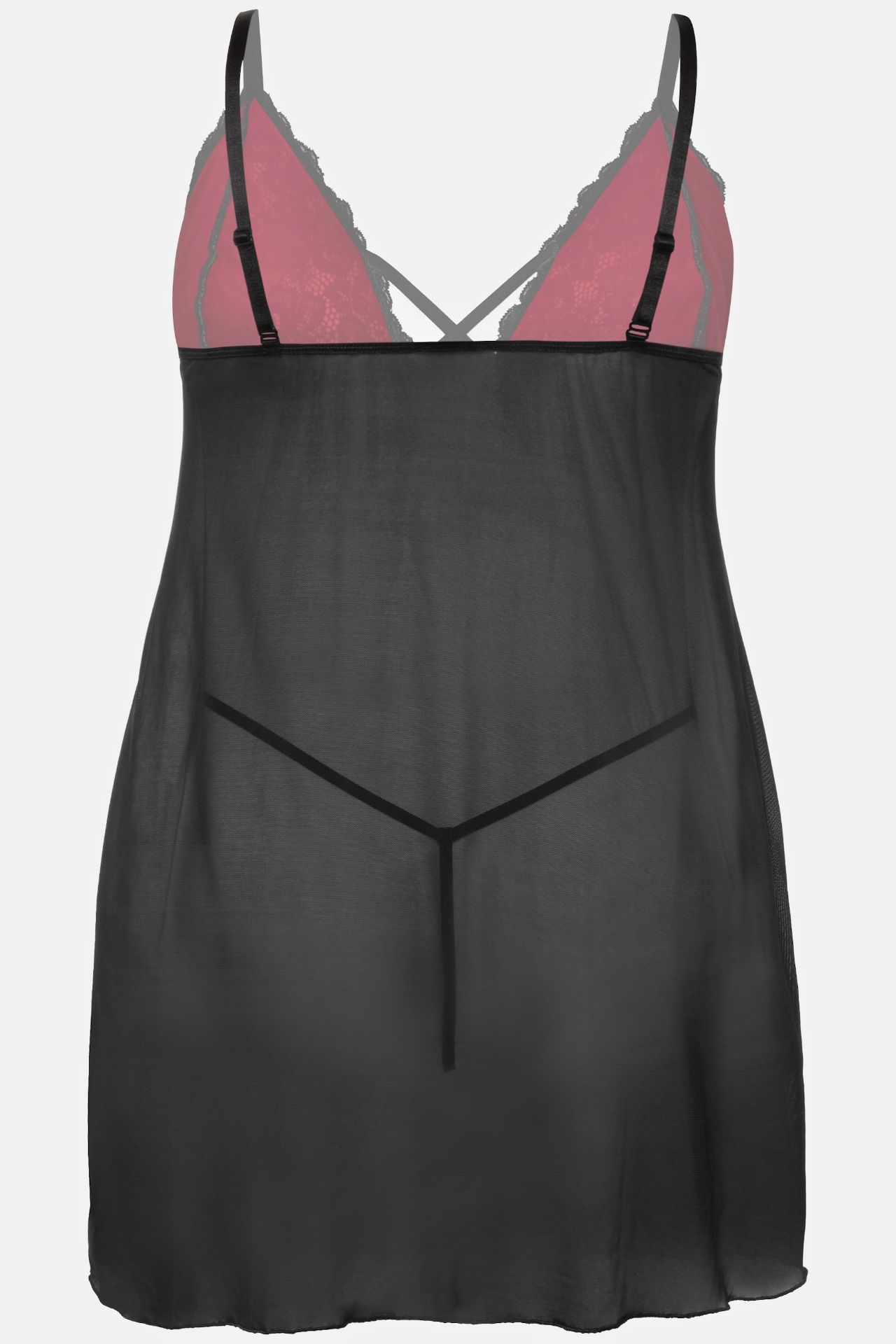 Veliki brojevi Negliže s tangama za punije žene plus size