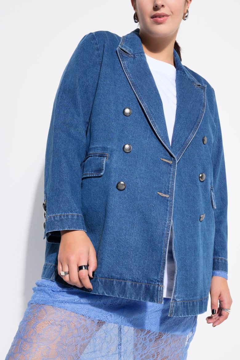 Plus size Sako traper na kopčanje za punije mlade dame i djevojke