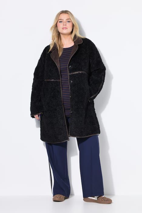 Plus size Kaput A kroja od umjetnog krzna za punije mlade dame i djevojke